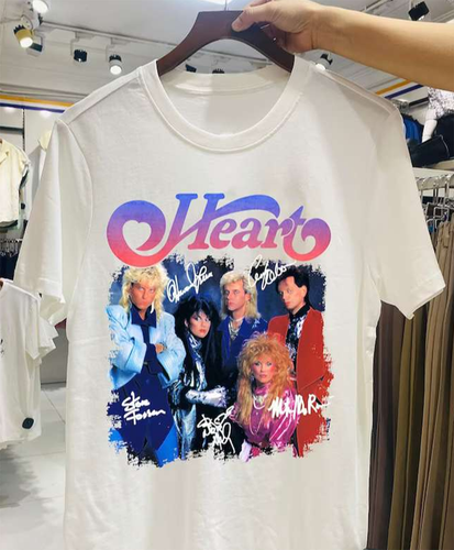 Heart Band Heart Rock Band Retro Shirt Size S-34XL BL226 | eBay