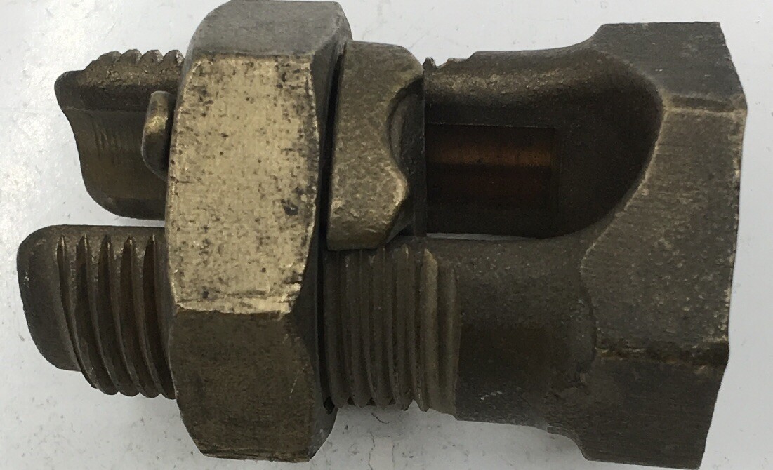 S4/0 PENN-UNION 1/0 SOLID-4/0 COPPER ALLOY SPLIT BOLT CONNECTOR USED | eBay