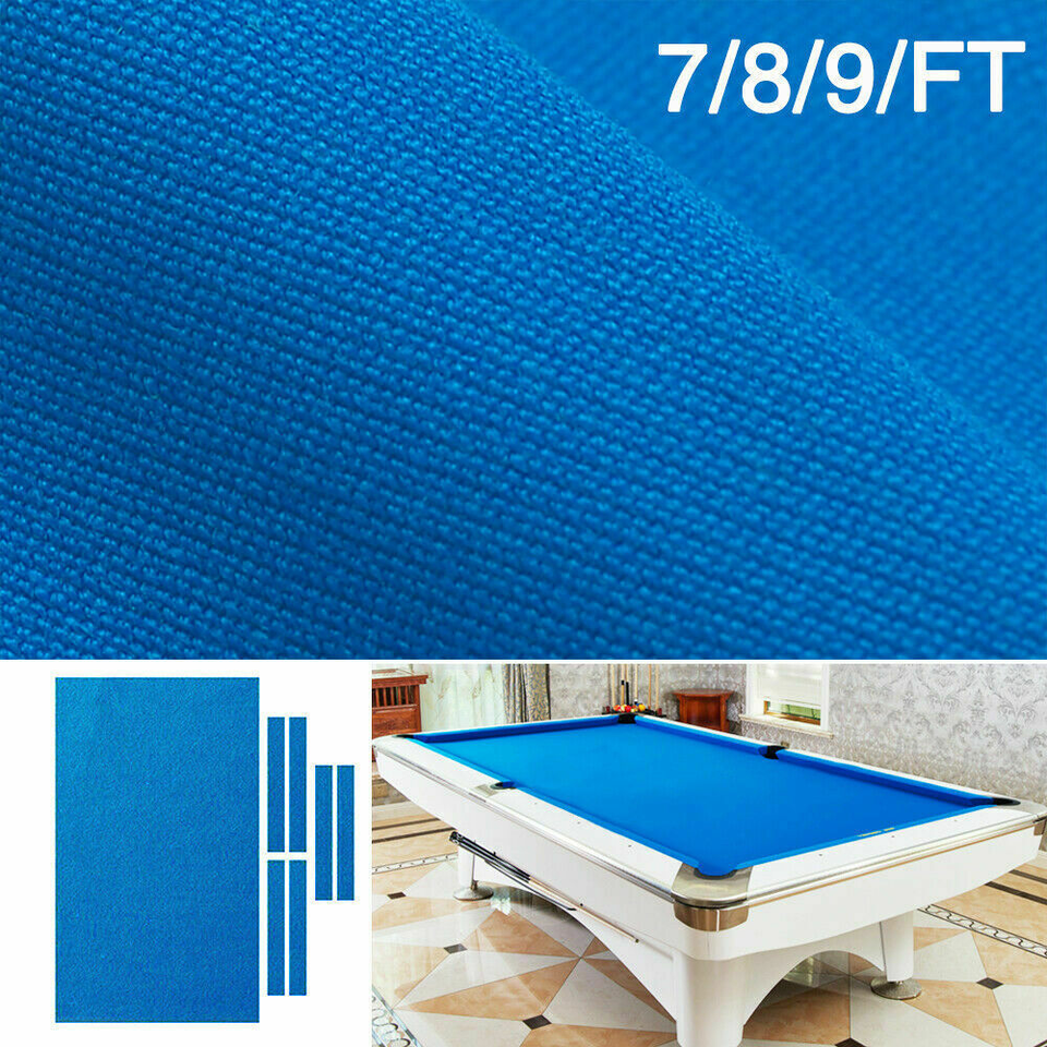 7ft Pool Table Cloth Worsted Felt Billiard Cloth Fast Speed w/Pre-Cut ...