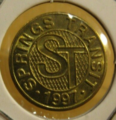 1997 Springs Transit Colorado Springs, CO Bus Token - Colorado | eBay
