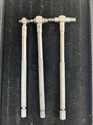 Set of 3 Fuji Made in Japan Inside Telescoping Micrometers Sizes A B ...