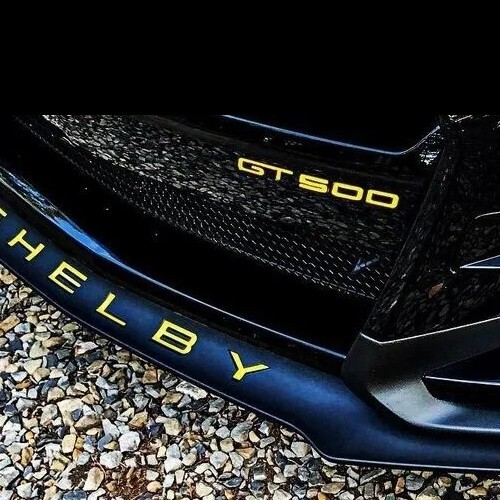 BUMPER / SPLITTER DECAL LETTERS FOR SHELBY GT500 2020+ DECALS | eBay