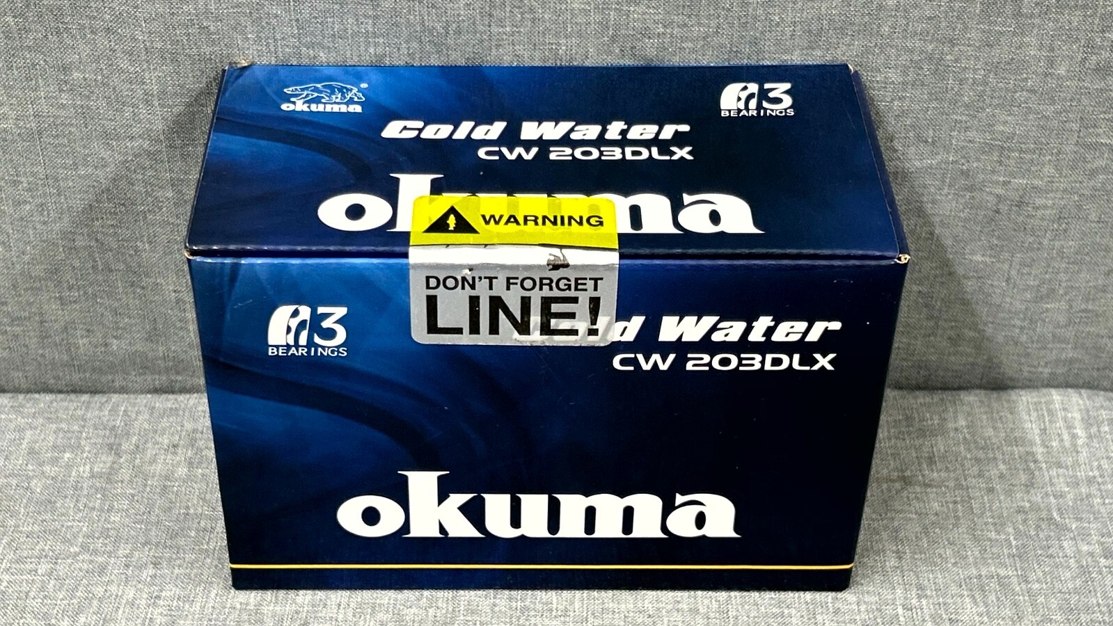 Okuma cw-203dlx Cold Water Star Drag Line Counter 5.1:1 Fishing Reel ...