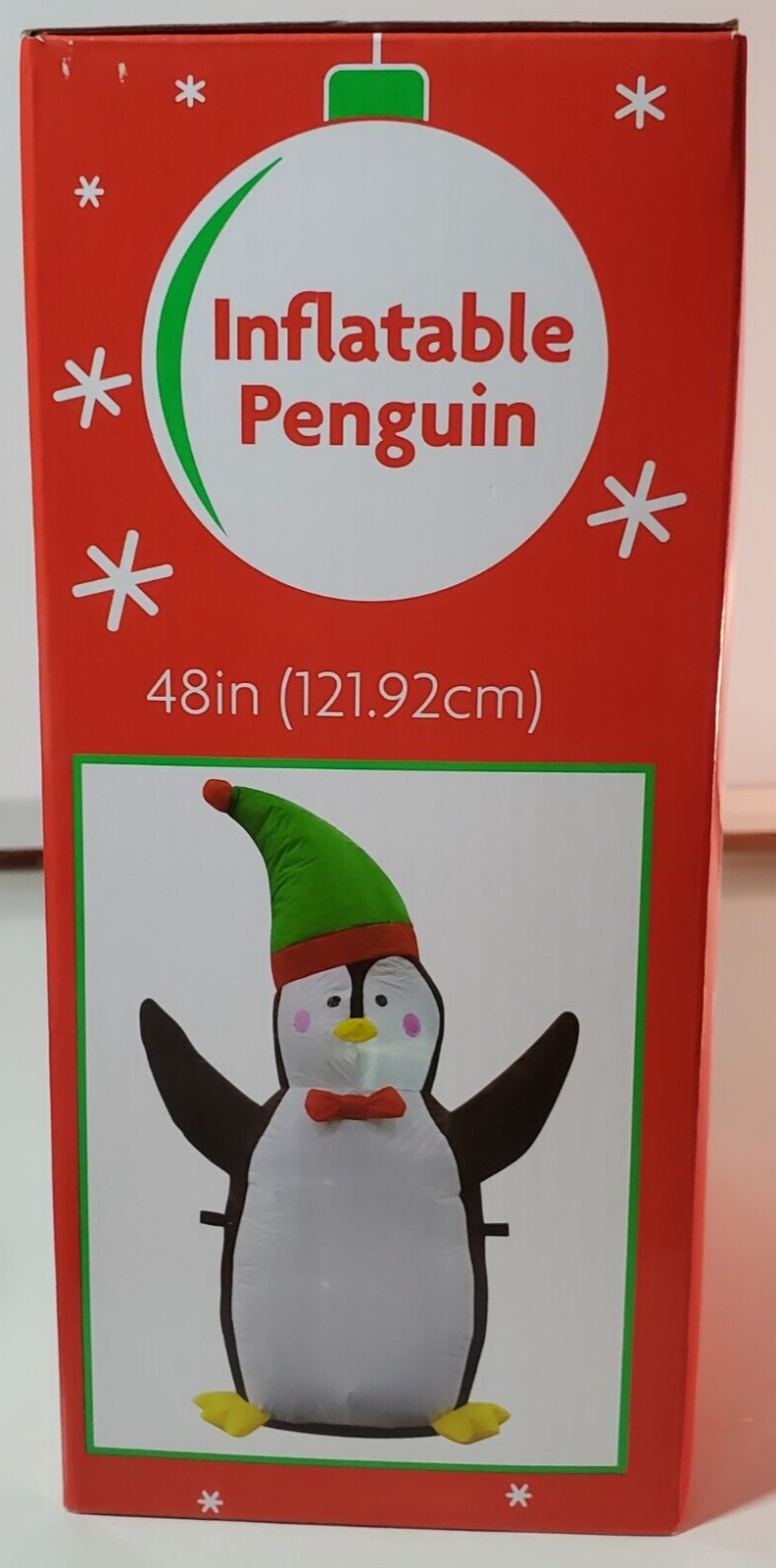 Penguin Christmas Inflatable Decoration light up Blow Up Yard Garden ...