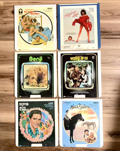 RCA Selectivision VideoDisc CED 6 Movies From Various Genres - 1 is New ...