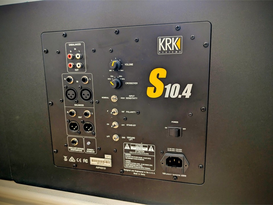 KRK Rokit RP7 G4 (Pair) with KRK S10.4 Subwoofer - Black | eBay UK