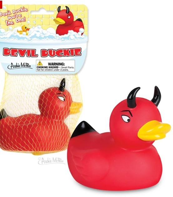 4'' Devil Duckie (Evil Red Rubber Duck) | eBay