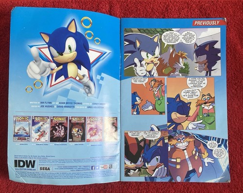 Sonic the Hedgehog - IDW Issue #7, Cover A with foil logo - FREE P&P | eBay