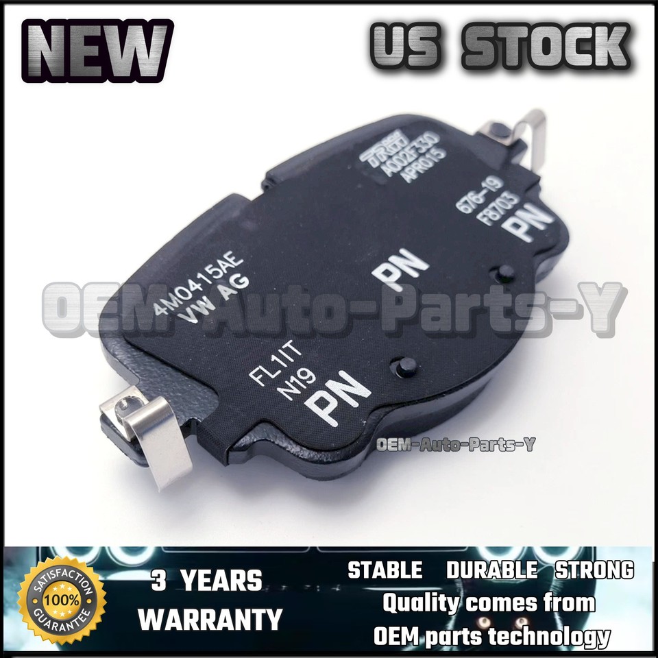 Front & Rear Brake Pads Kit For Bentley Bentayga 4M0698451C 4M0698151AK ...