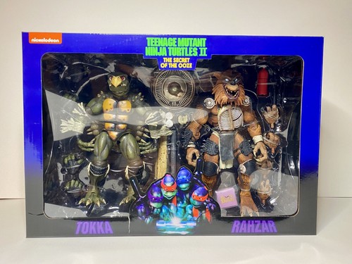 NECA TMNT Teenage Mutant Ninja Turtles Tokka And Razar Secret of the ...