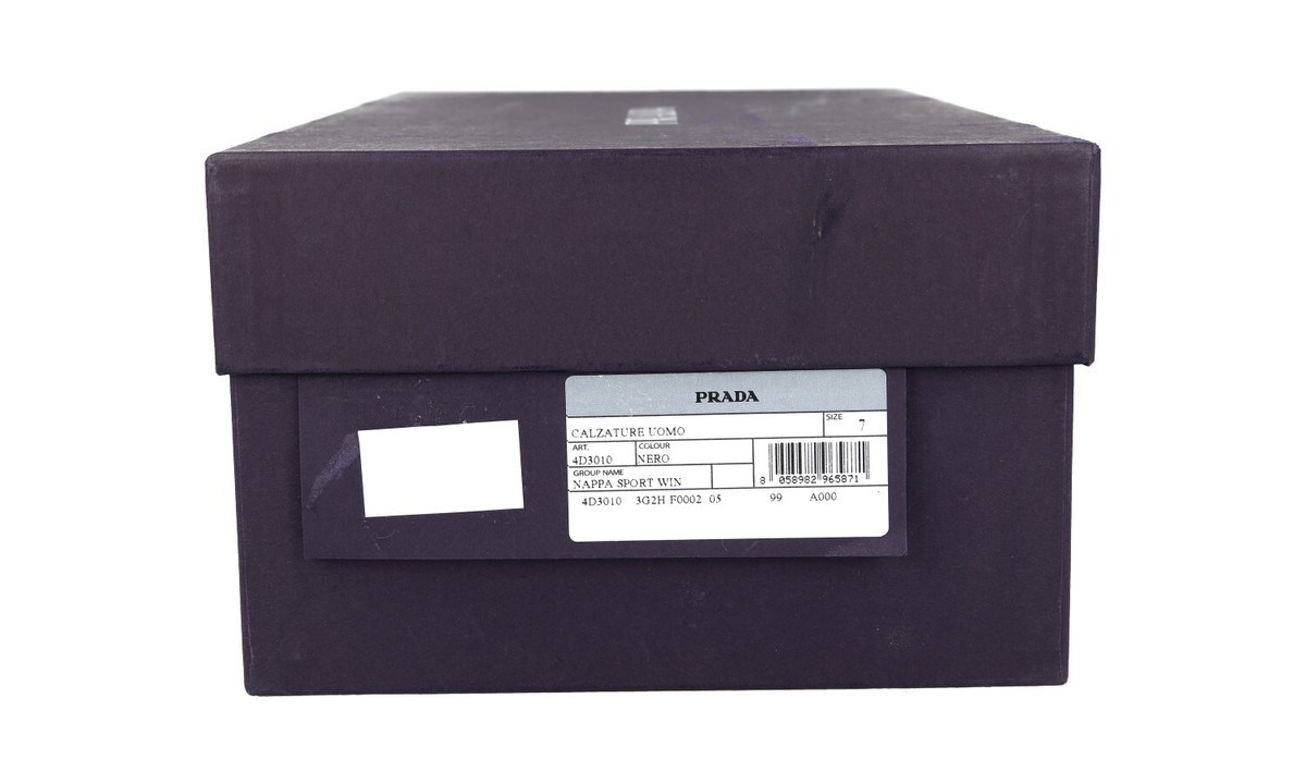 PRADA SHEARLING FUR SLIP-ON SNEAKERS SHOES 4D3010 BLACK PRADA SHEARLING FUR SLIP-ON SNEAKERS SHOES 4D3010 BLACK