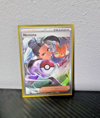 Pokemon TCG - Paldean Fates Nemona Trainer Secret Rare Full Art Holo ...