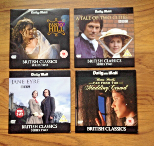 4 x British Classics DVD collection from Daily Mail inc Jane Eyre. Free ...