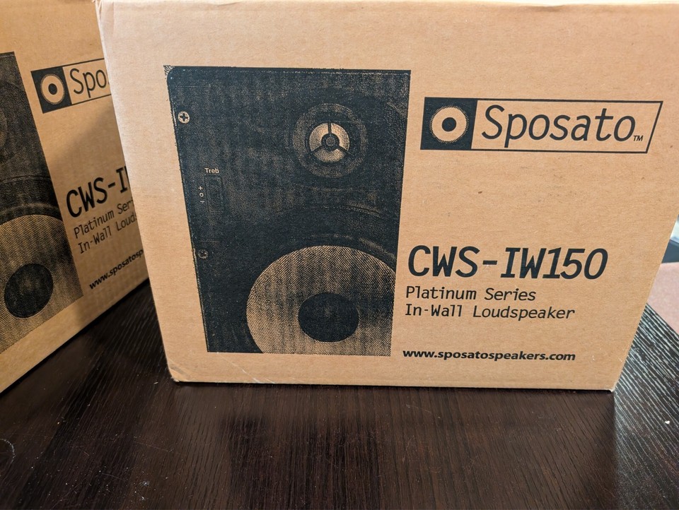 Sposato by Sony CWS-IW150 6.5" In-Wall Speaker Platinum Series New | eBay