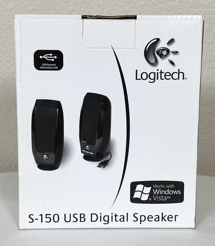 Logitech S-150 USB Digital Speaker - Black - Brand New | eBay