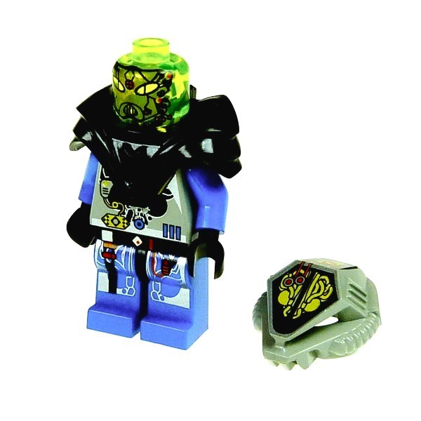 1x Lego Minifigur Space UFO Zotaxian Alien Officer Commander X blau ...