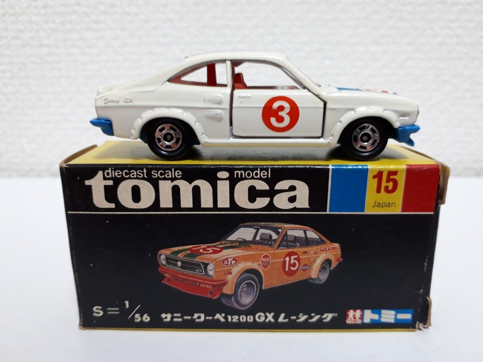Tomica - No.15 Nissan Sunny Coupe Racing Color White Made In Japan | eBay