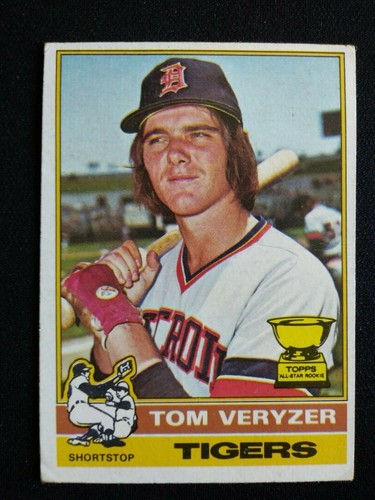 1976 Topps Baseball Card # 432 Tom Veryzer - Detroit Tigers | eBay