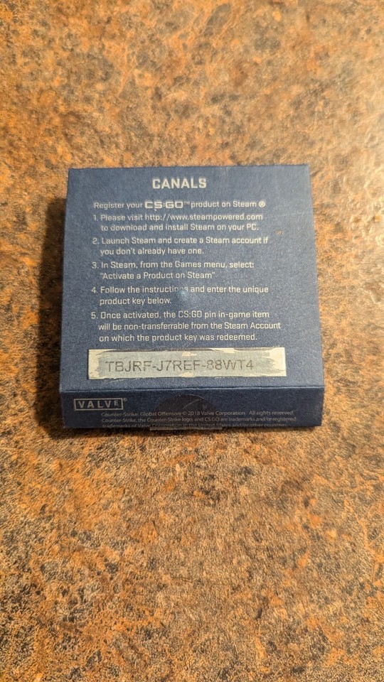 CSGO Series 3 Collectible Pin - Canals - Genuine Pin - NEW! CS GO | eBay