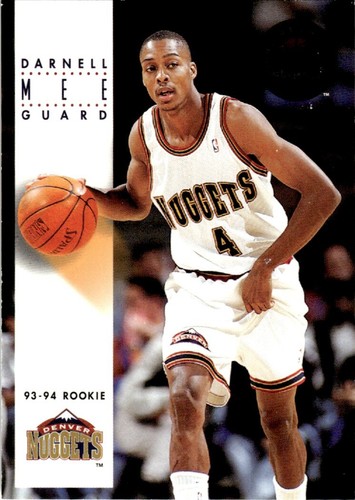 1993-94 SkyBox Basketball Card Darnell Mee Rookie Denver Nuggets #216 ...