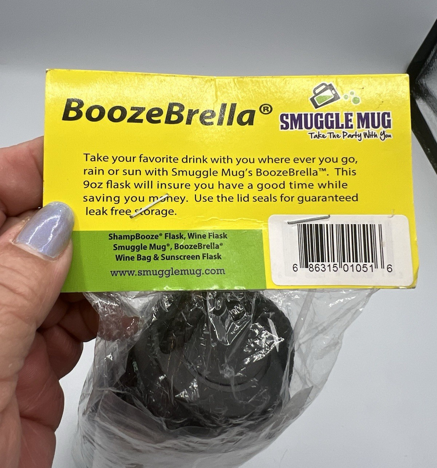 BoozeBrella by Smuggle Mug® - Disguised 9oz Umbrella Flask | eBay