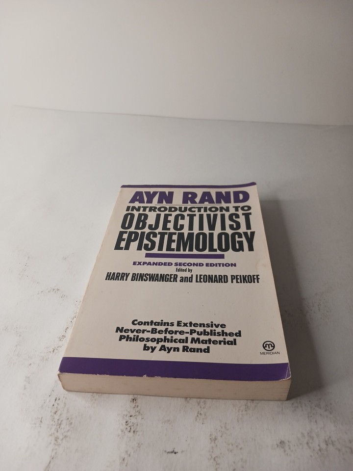 Introduction to Objectivist Epistemology by Ayn Rand TPB (1990 ...
