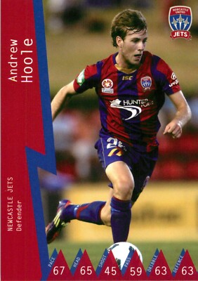 2014 2015 NEWCASTLE JETS A-League Card ANDREW HOOLE 1st Edition | eBay