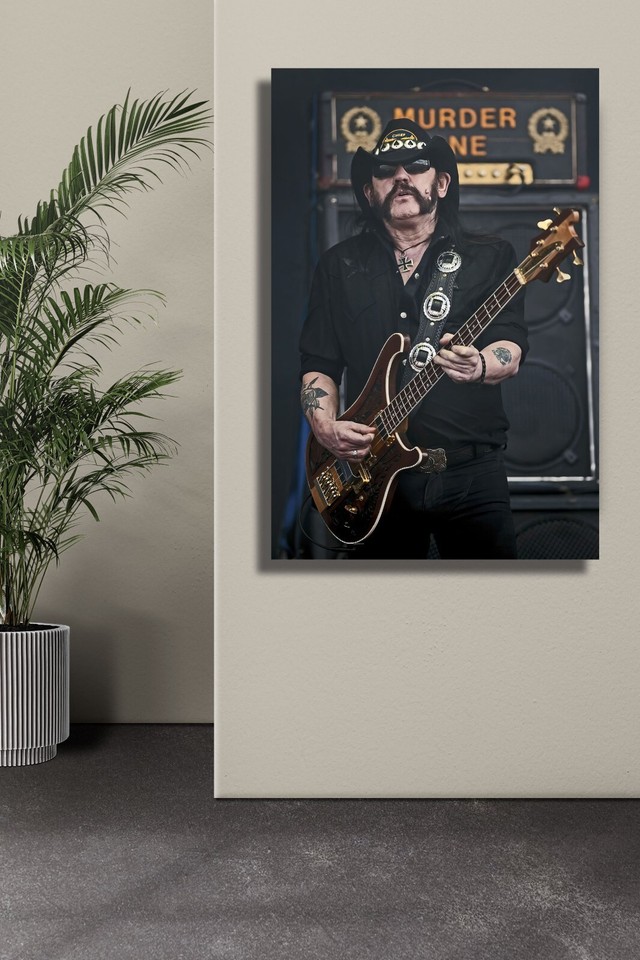 Lemmy Kilmister Motorhead Poster 24x36 Inch Photo Rare Print Wall Art ...