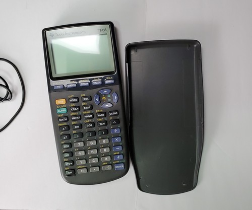 Texas Instruments TI-83 Graphing Calculator Black Includes Original ...