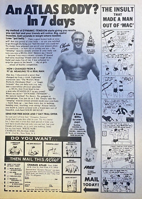 1981 Vintage Advertisement Charles Atlas Body Building Course | eBay