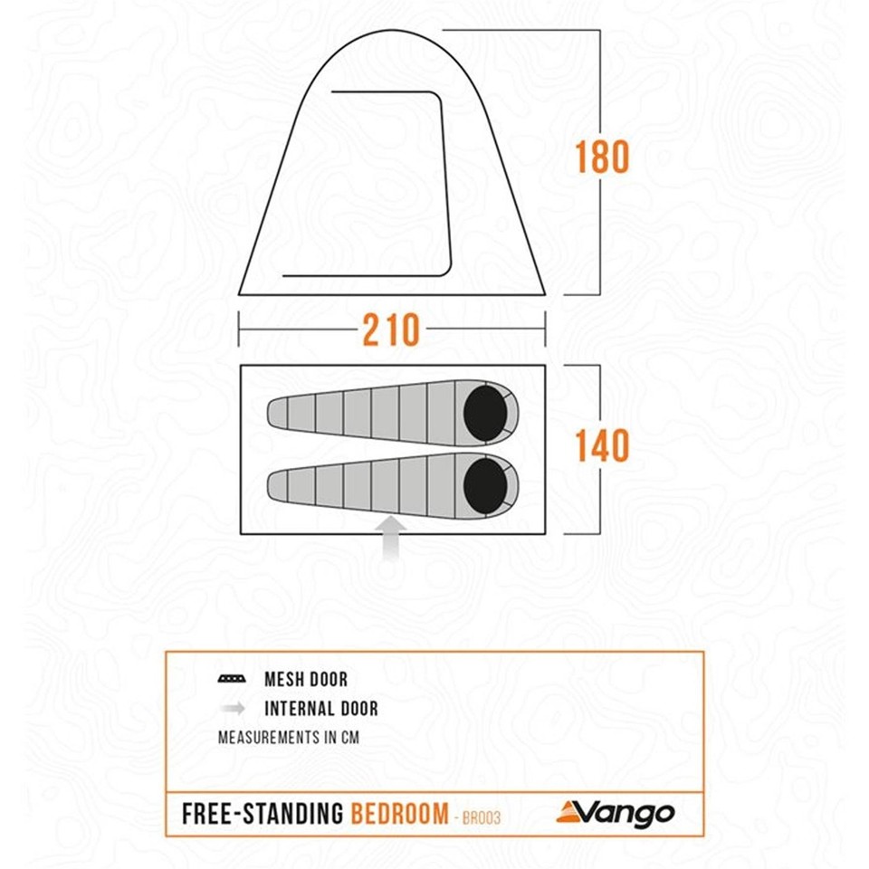 VANGO FREE STANDING INNER BEDROOM TENT CAMPERVAN AWNINGS & FAMILY TENTS ...