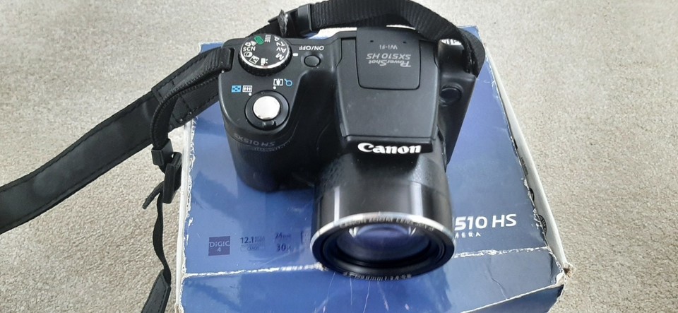 Canon PowerShot SX510 HS 30x Optical Zoom with battery, Box, Charger ...