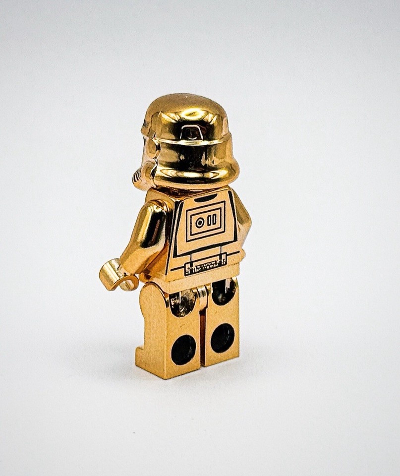 Lego Chrome Bronze Plated Stormtrooper Minifigure Star Wars New!! | eBay