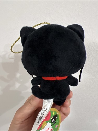 Sanrio Black Chococat Red Ribbon Plush Keychain Christmas Ornament | eBay