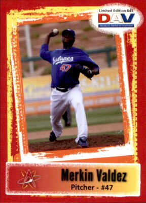 2011 Albuquerque Isotopes DAV #645 Merkin Valdez - NM Baseball Card | eBay