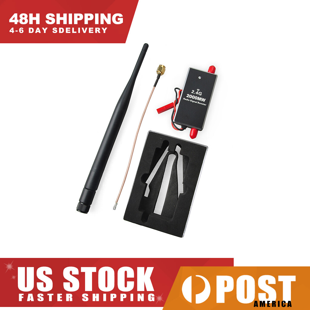 2.4G 2000mW Radio Range Extender Amplifier 2.4G 2000mW FPV Signal ...