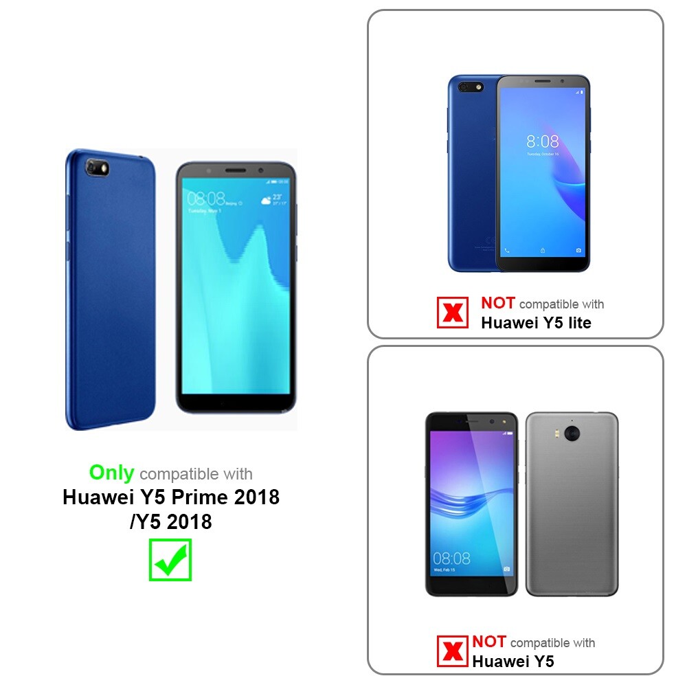 Coque pour Huawei Y5 PRIME 2018 / Y5 2018 Housse Etui Protection Book ...