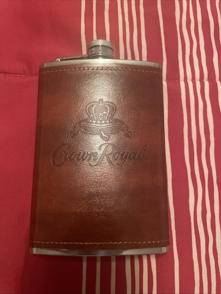 Crown Royal Whisky Limited Edition Signature Leather Flask Brand New | eBay