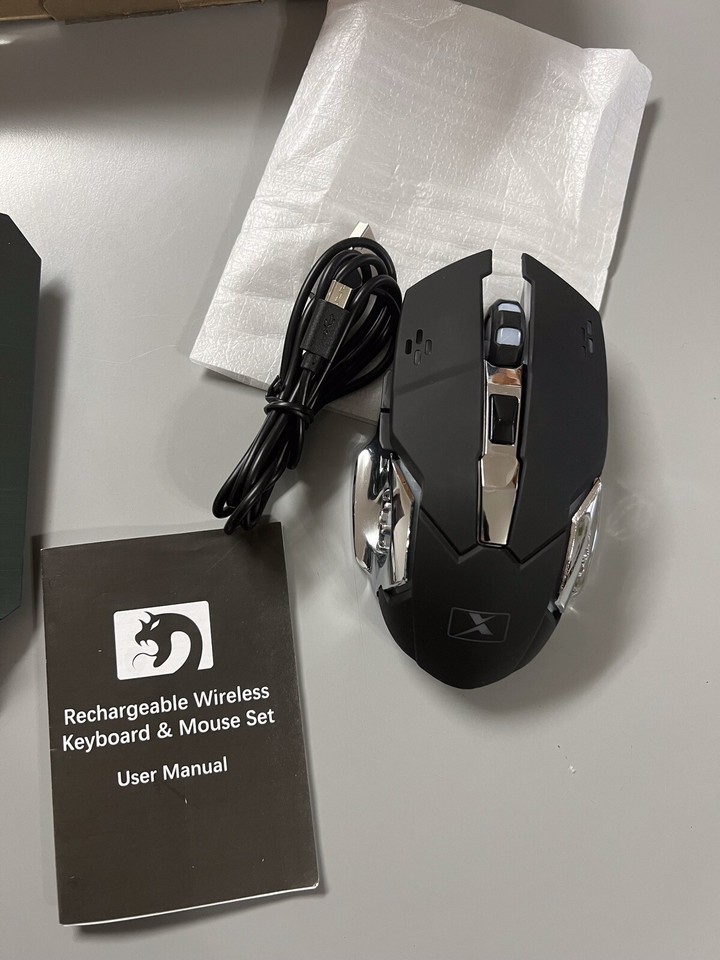 Xinmeng Mamba Snake K680-Pro Wireless Keyboard Mouse And Mouse Pad | eBay