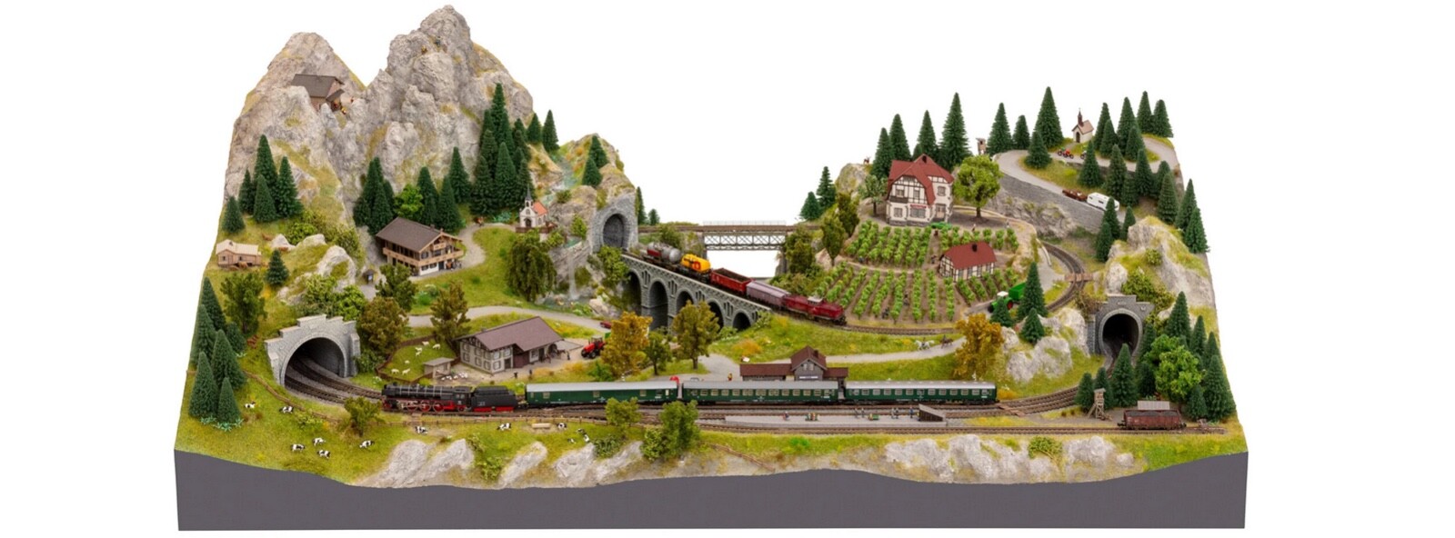 Spur N NOCH 53700 Easy-Track Trassenbausatz Mittelberg