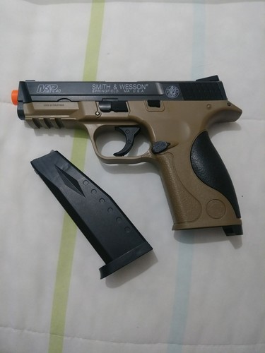 Smith & Wesson M&p 40 Spring Powered Airsoft Pistol Black for sale ...