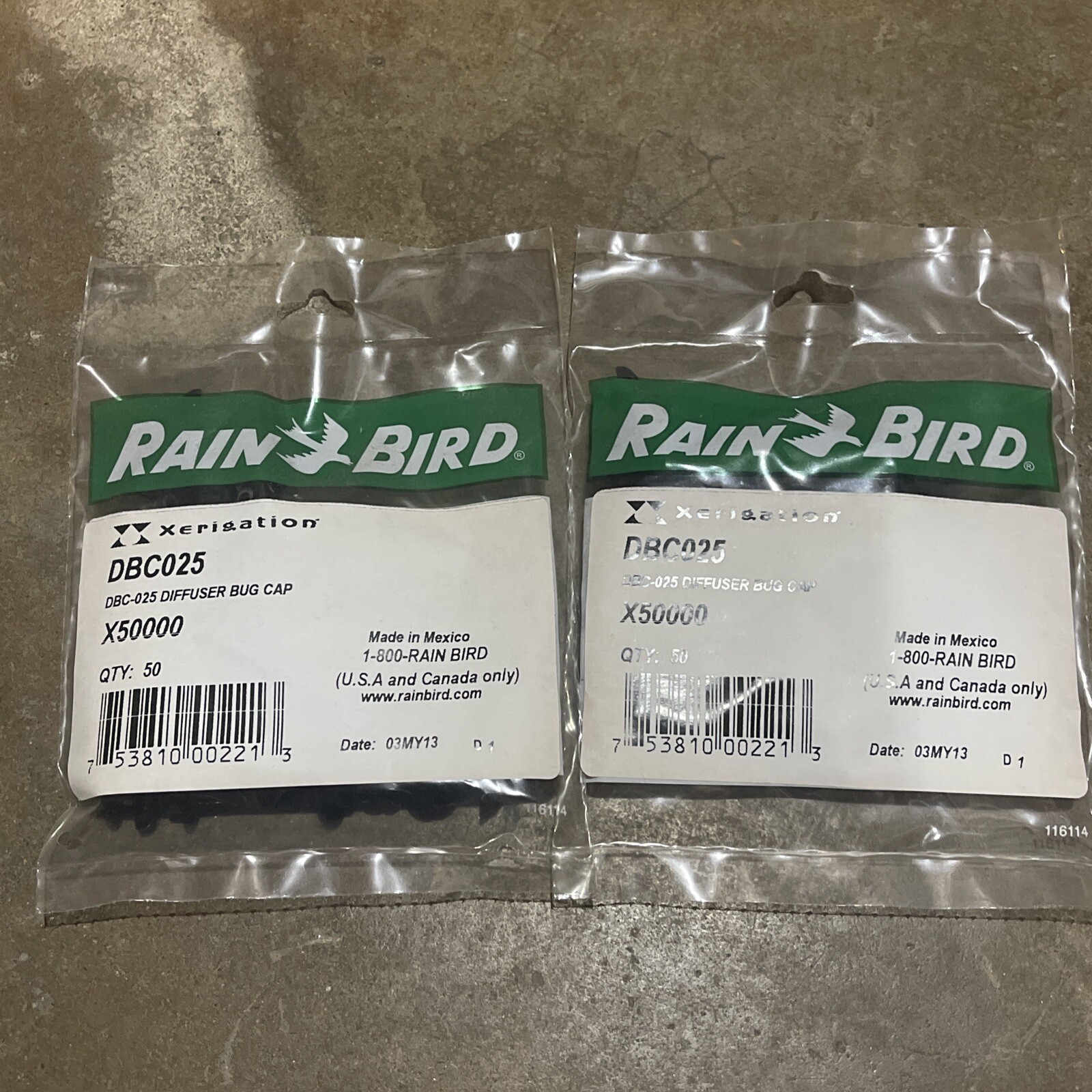 Rain Bird DBC025 - Diffuser Bug Cap Bag of 50 X50000 for sale online | eBay