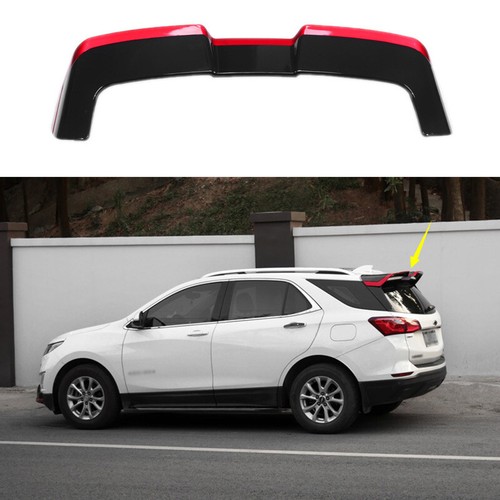 2018-2021 Chevrolet Equinox Black + Red Rear Spoiler Tail Trunk Lip ...
