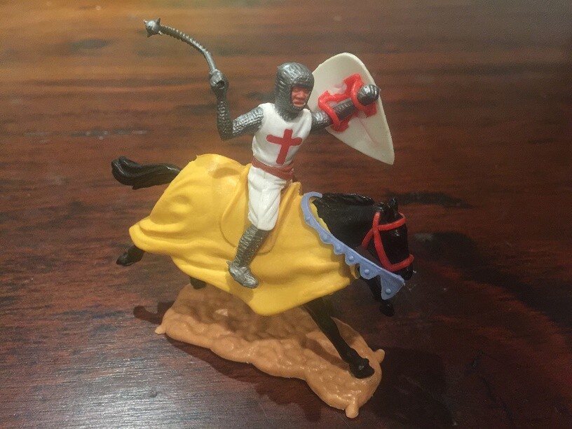 Timpo 2nd Series Mounted Crusader/ Knight of St John - Middle Ages ...