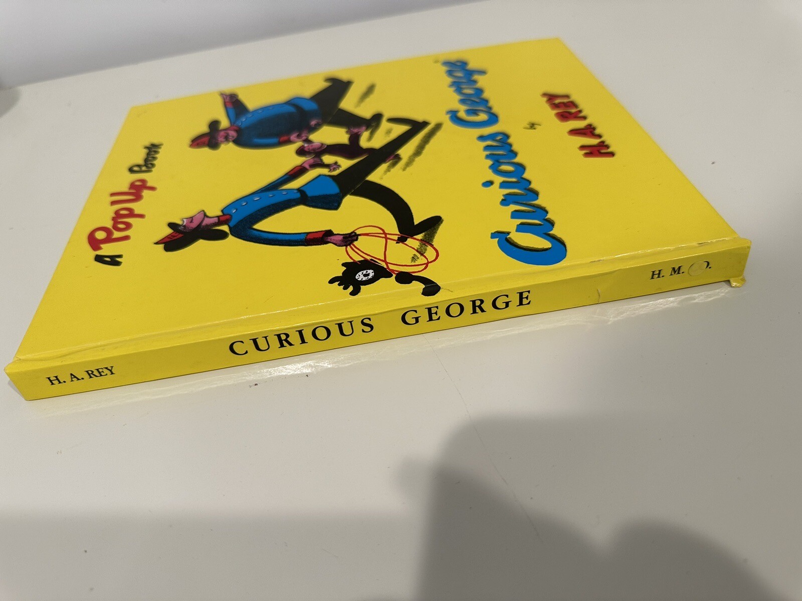 VINTAGE 1993 CURIOUS GEORGE POP-UP BOOK HARD COVER PUBLISHED BY ...