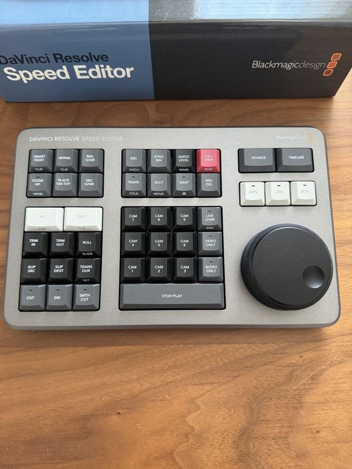 Blackmagic Design DaVinci Resolve Speed Editor Keyboard NO license ...