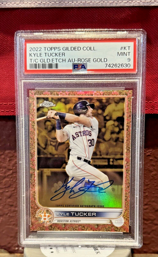 Houston Astros - Kyle Tucker Autograph Rose Gold 12/25 - 2022 Topps ...