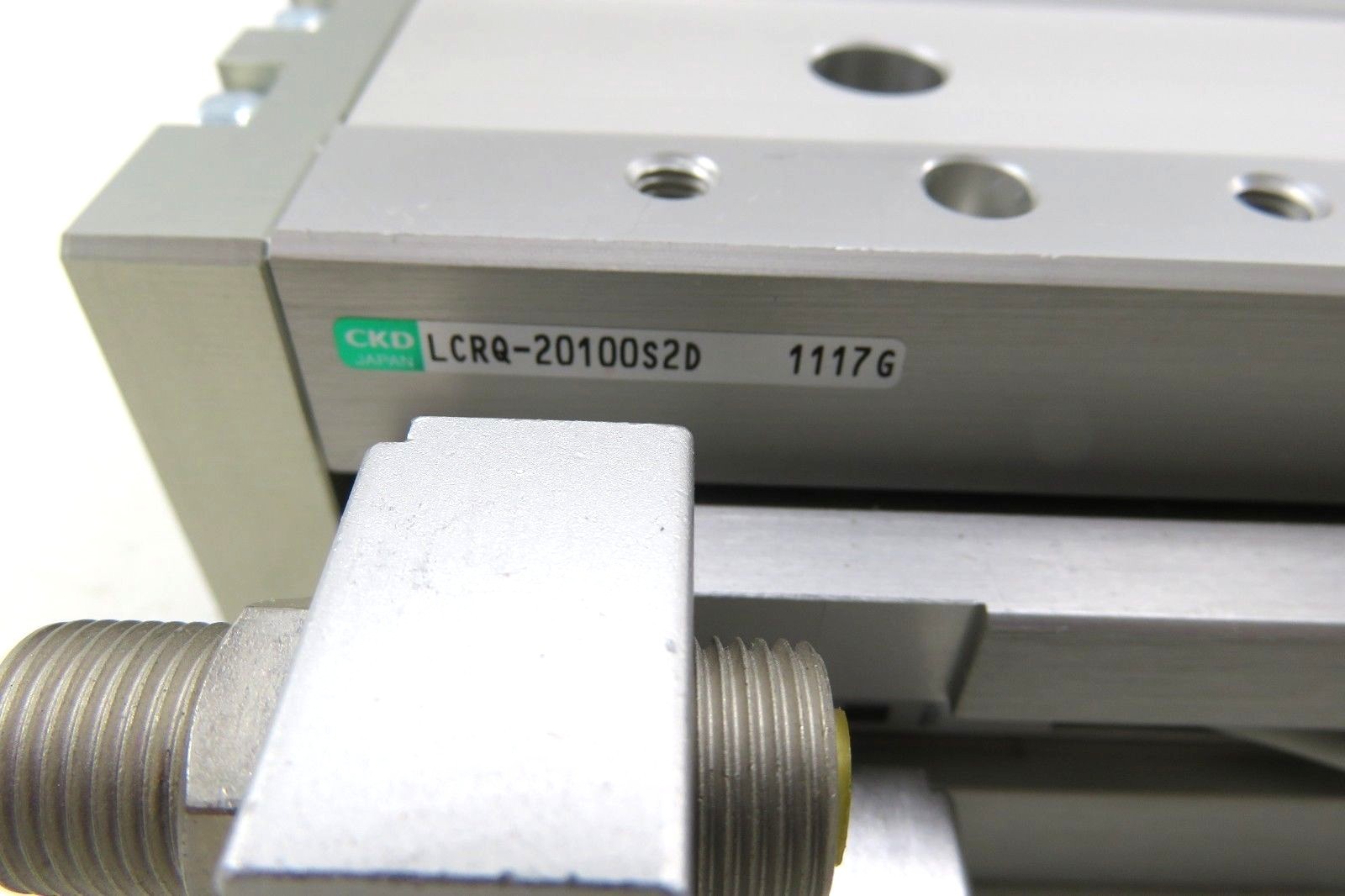 CKD LCRQ-20100S2D Linear Slide Cylinder LCR-Q-20-100 w/ CKD TOH Sensor ...