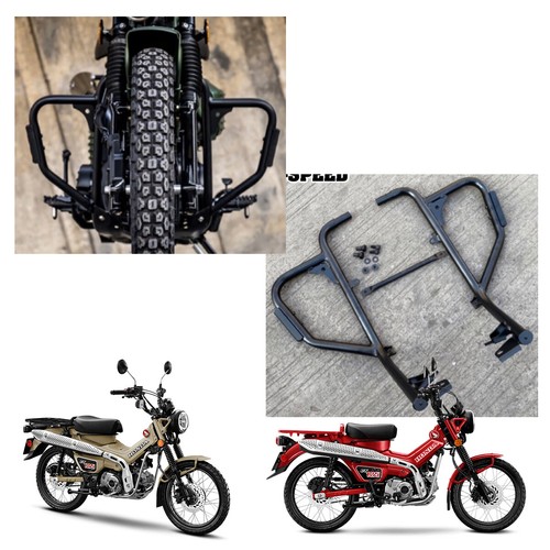 Black Engine Guard Crash Bar For Honda CT125 Hunter Cub Trail 2022 ...