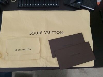 Authentic Louis Vuitton Receipt Holder Envelope Folders Brown And 2 ...